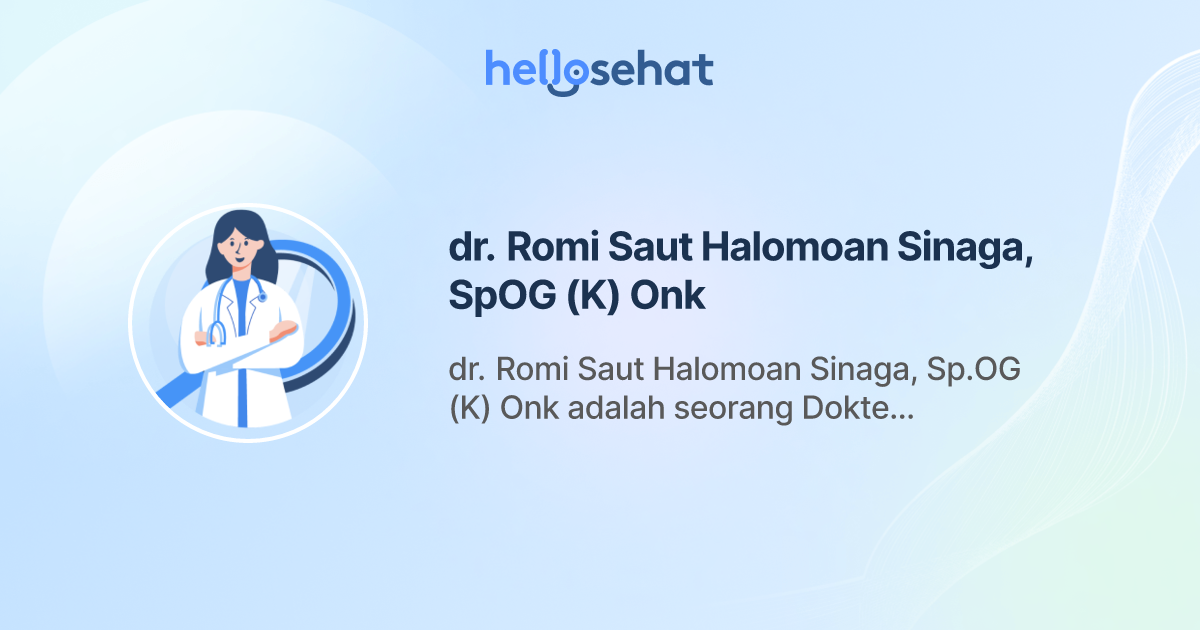 dr. Romi Saut Halomoan Sinaga, SpOG (K) Onk