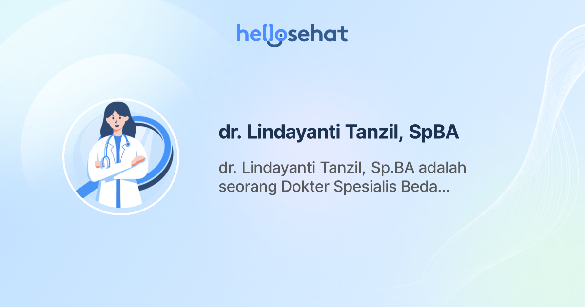 dr. Lindayanti Tanzil, SpBA