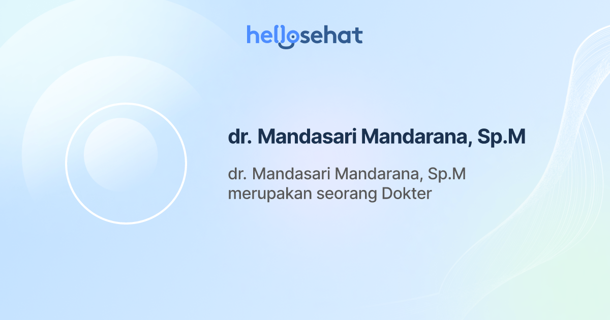 dr. Mandasari Mandarana, Sp.M, Optalmologi - Buat Booking Online ...