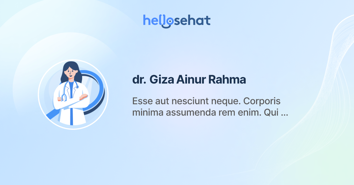 dr. Giza Ainur Rahma