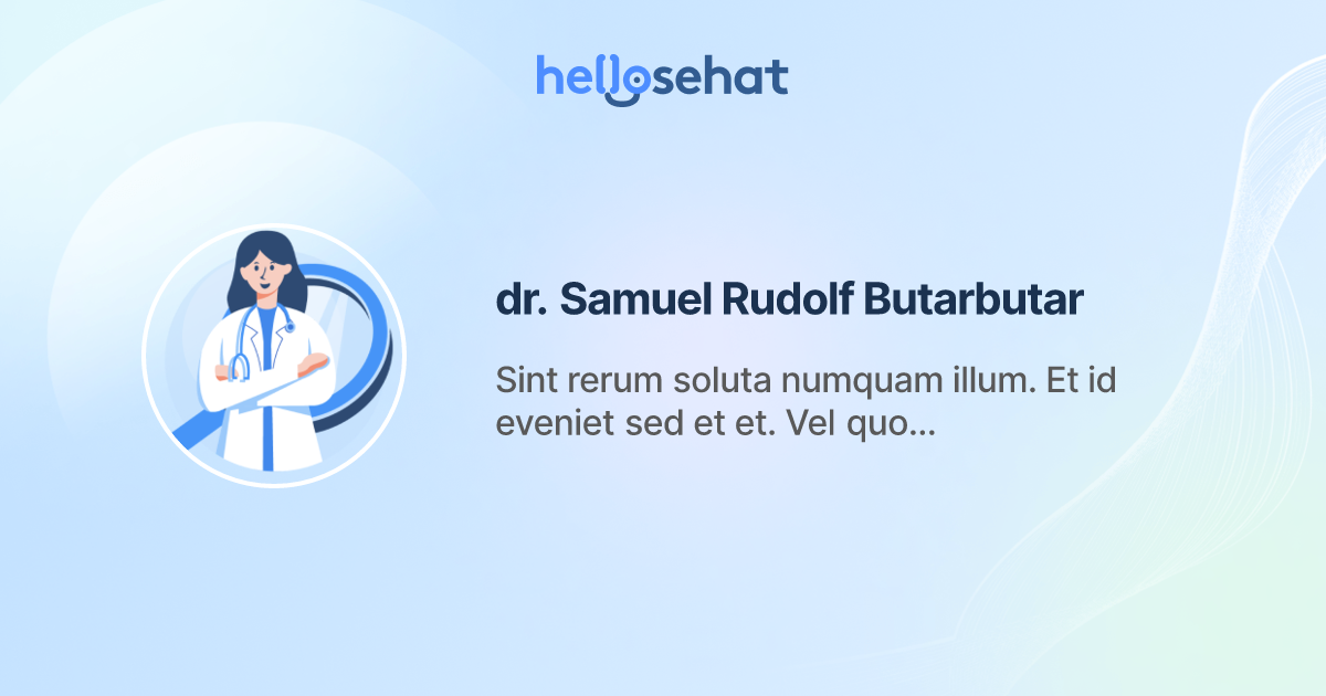 dr. Samuel Rudolf Butarbutar