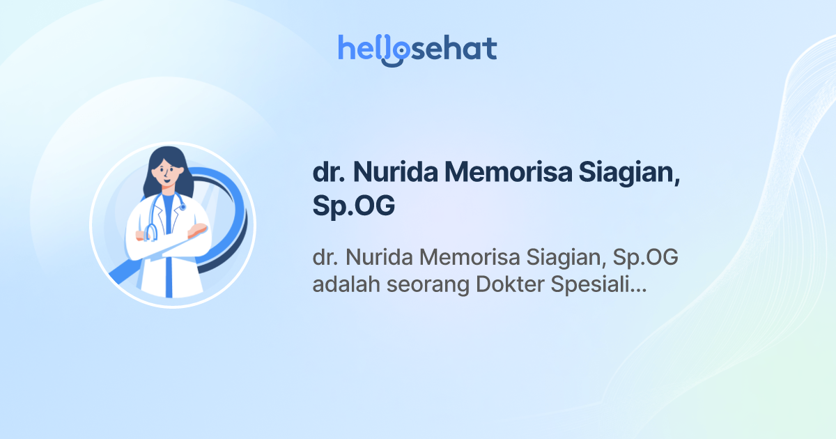 dr. Nurida Memorisa Siagian, Sp.OG