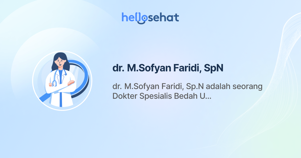 dr. M.Sofyan Faridi, SpN