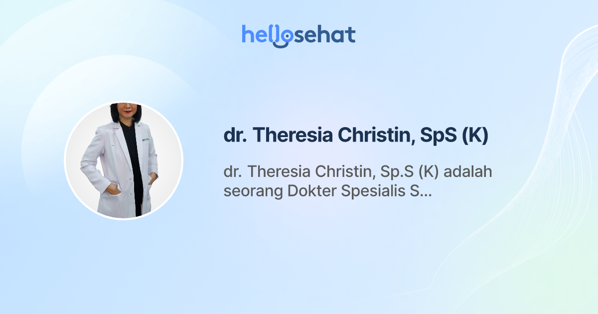 Dr Theresia Christin Sps K Neurologi Buat Booking Online