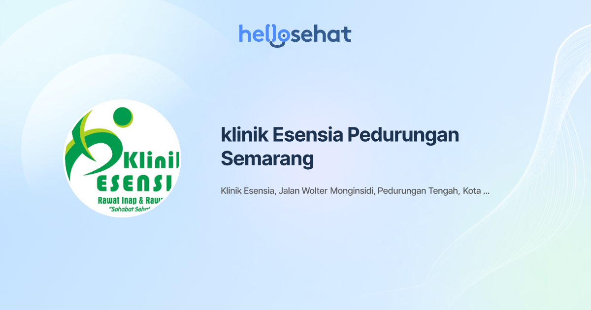 klinik Esensia Pedurungan Semarang