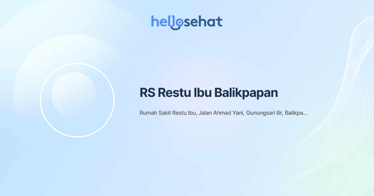 RS Restu Ibu Balikpapan
