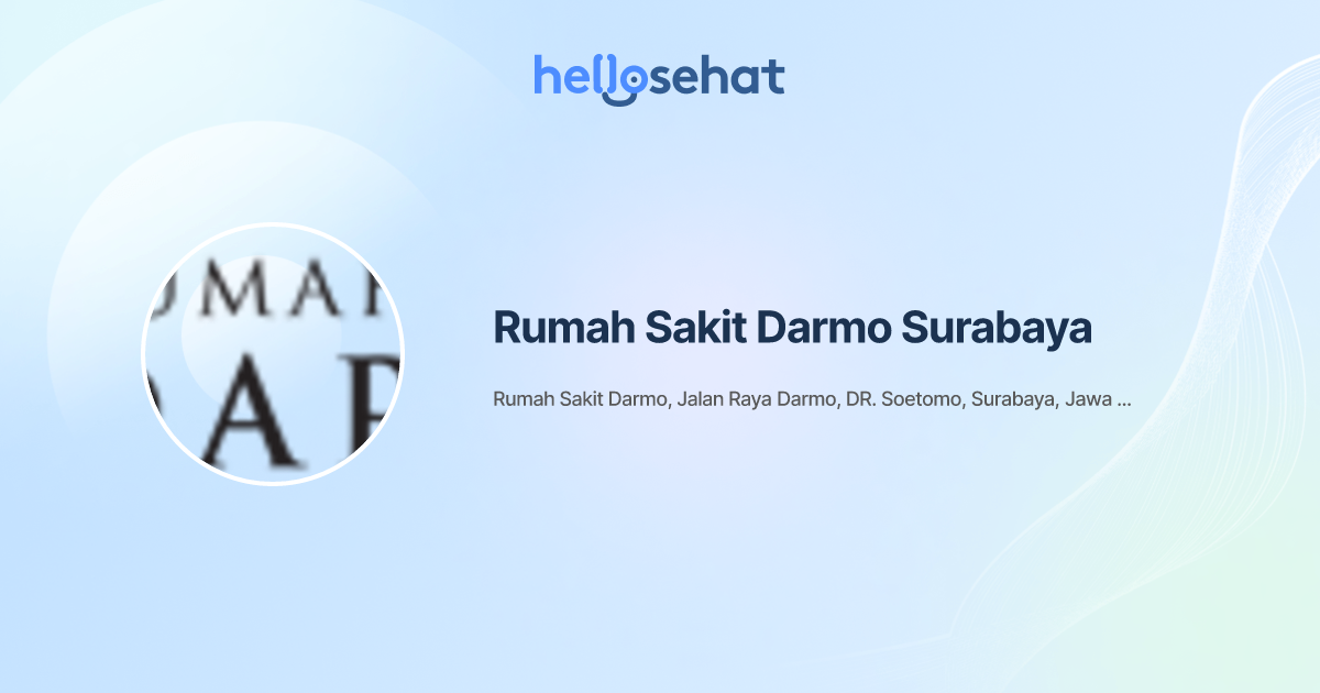 Rumah Sakit Darmo Surabaya