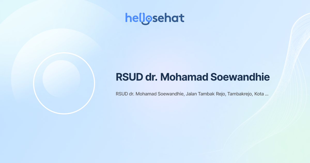 RSUD dr. Mohamad Soewandhie