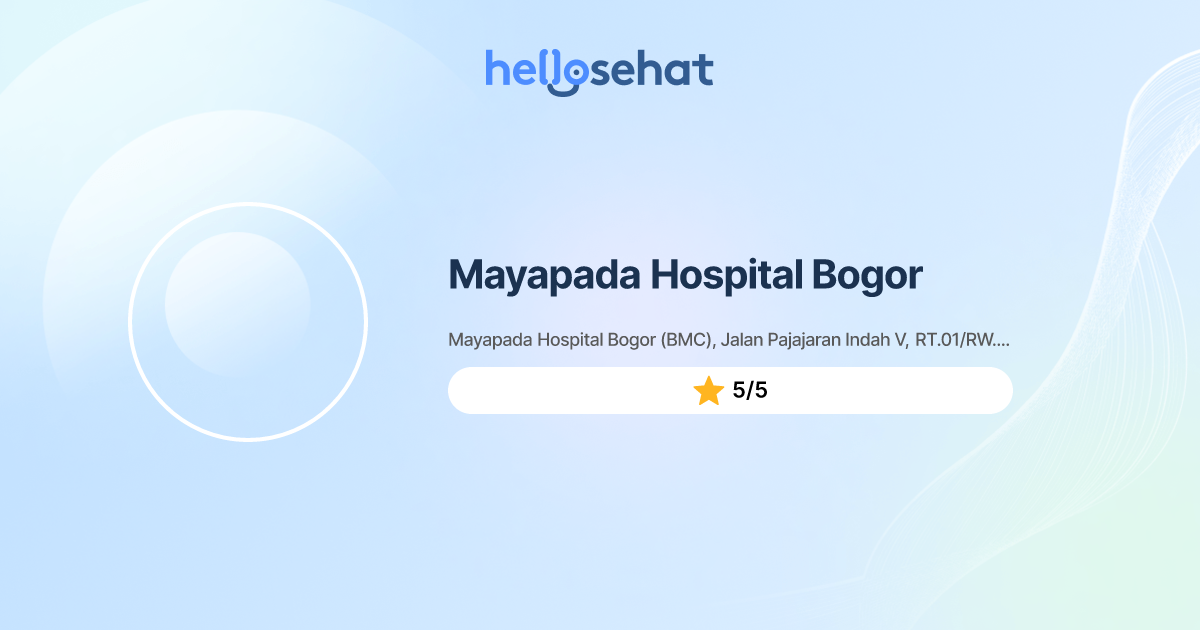 Mayapada Hospital Bogor - Hello Sehat