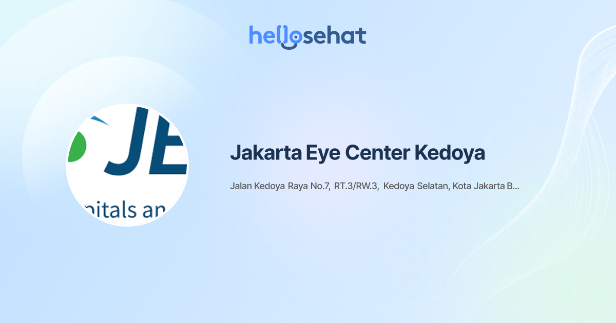 Jakarta Eye Center Kedoya - Buat Booking Online - HelloSehat