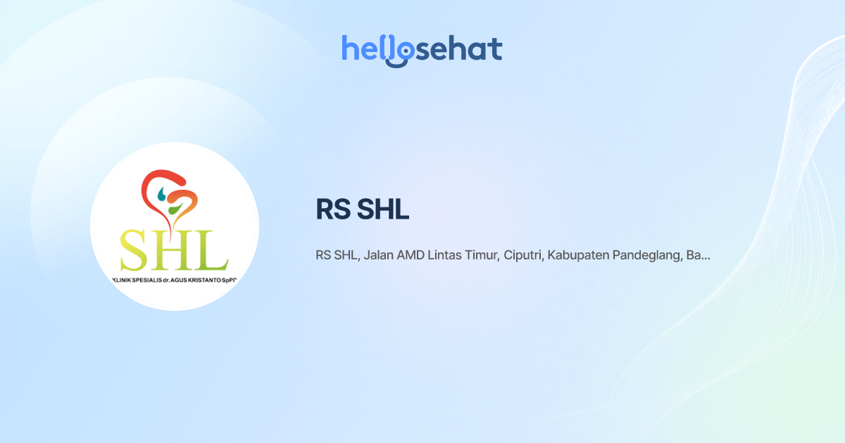 RS SHL - Buat Booking Online - HelloSehat