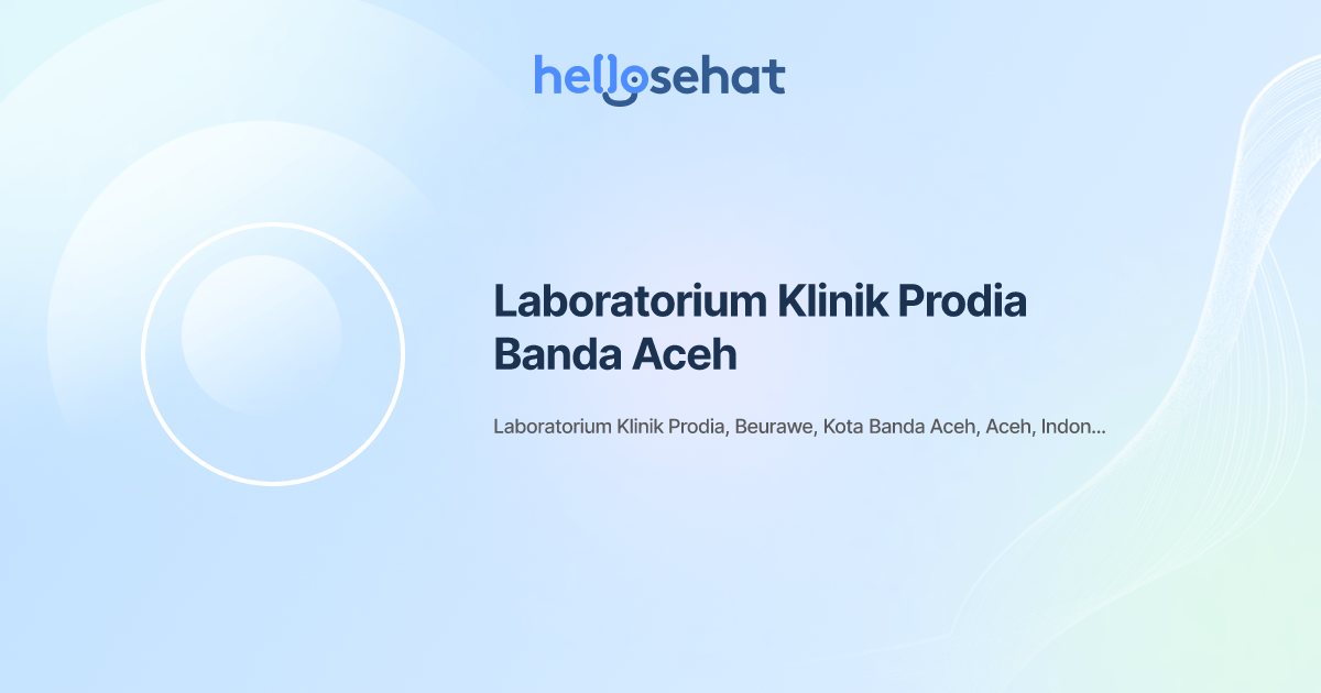Laboratorium Klinik Prodia Banda Aceh