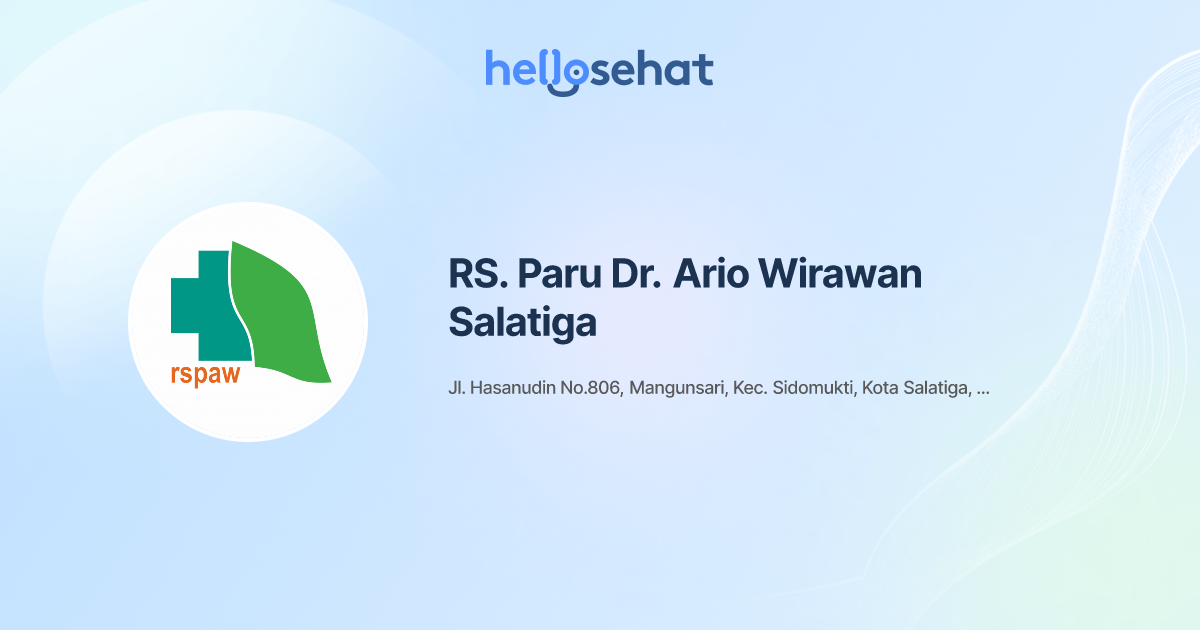 RS. Paru Dr. Ario Wirawan Salatiga
