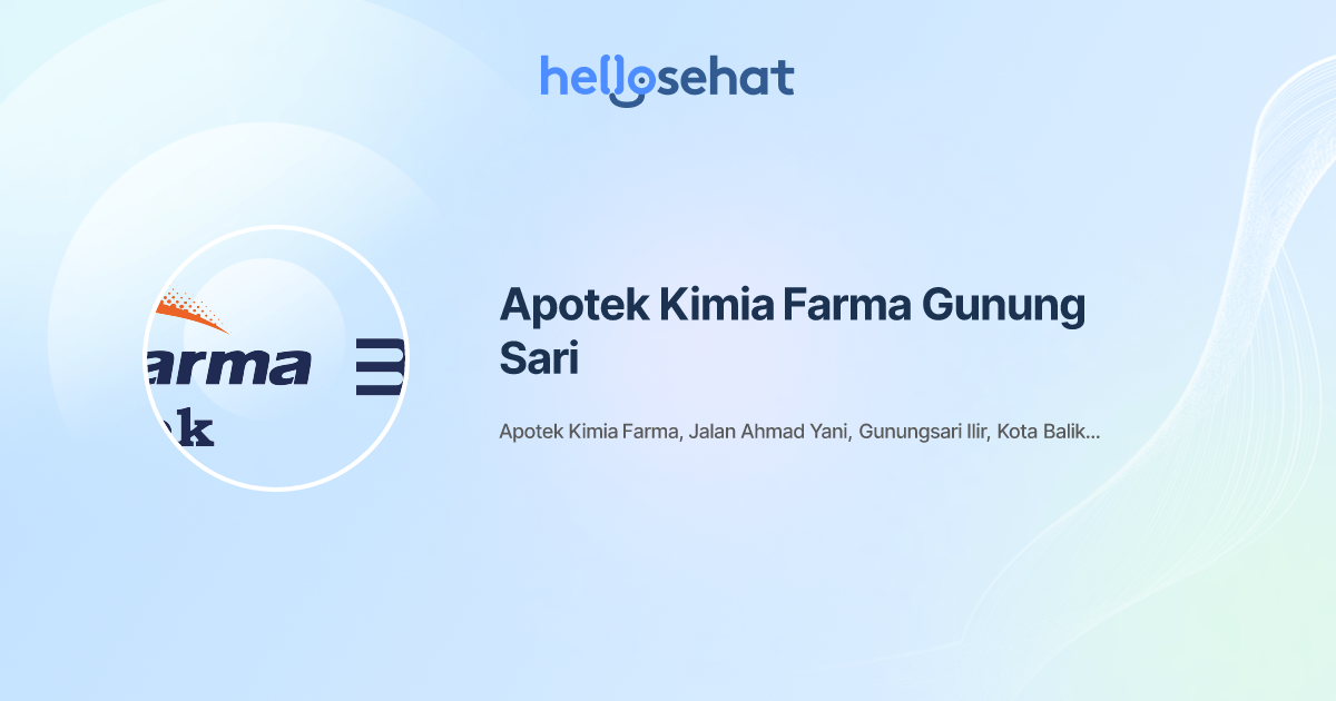 Apotek Kimia Farma Gunung Sari