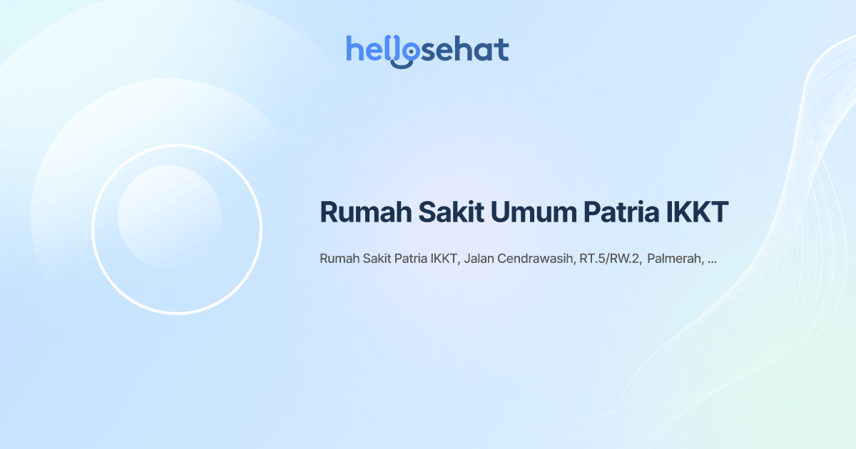 Rumah Sakit Umum Patria IKKT