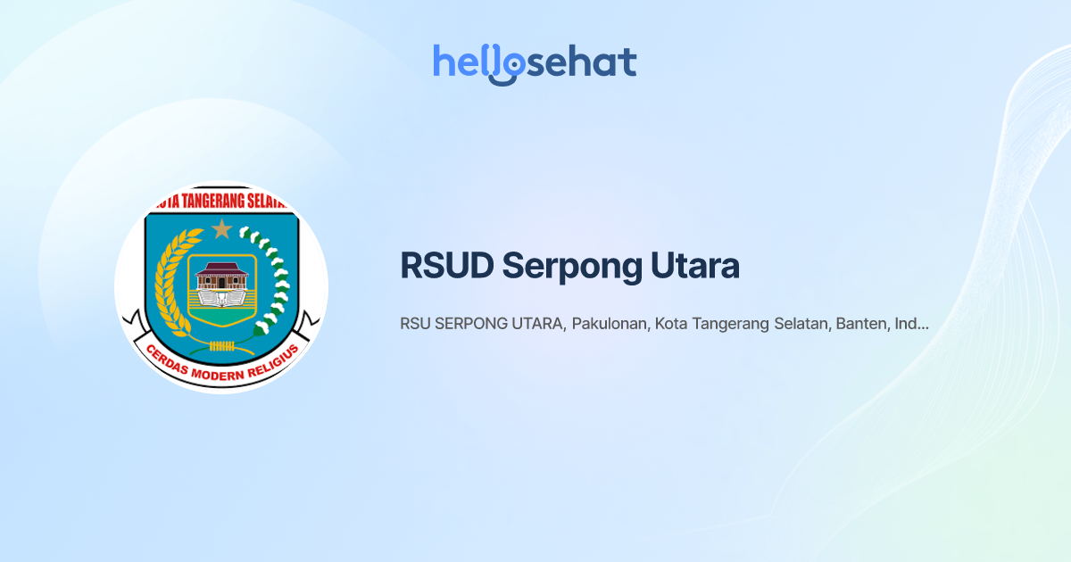 Rsud Tangerang Logo RSUD Kota Tangerang Luncurkan Layanan ERACS Dalam