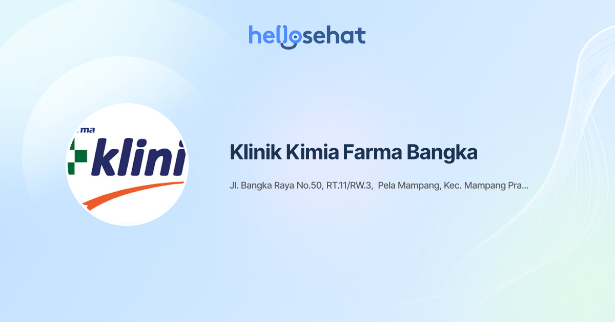 Klinik Kimia Farma Bangka