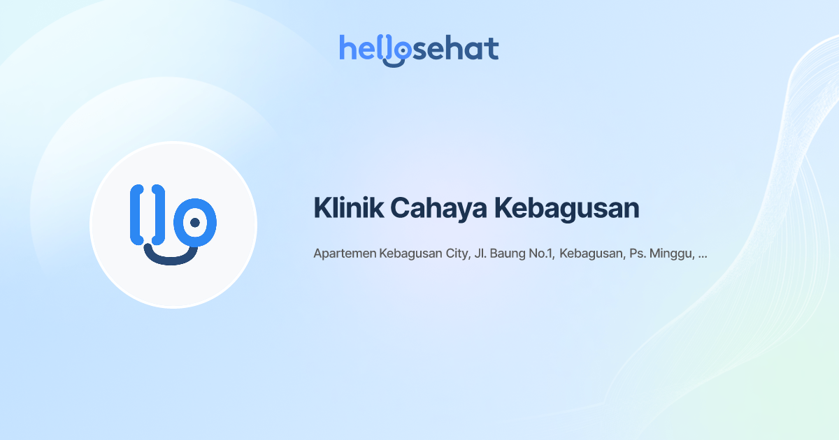 Klinik Cahaya Kebagusan