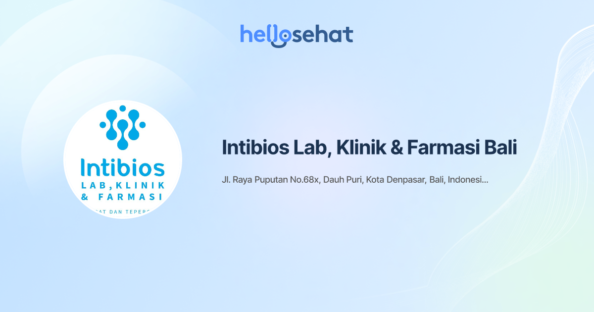 Intibios Lab, Klinik & Farmasi Bali