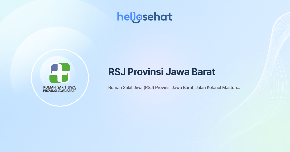 RSJ Provinsi Jawa Barat