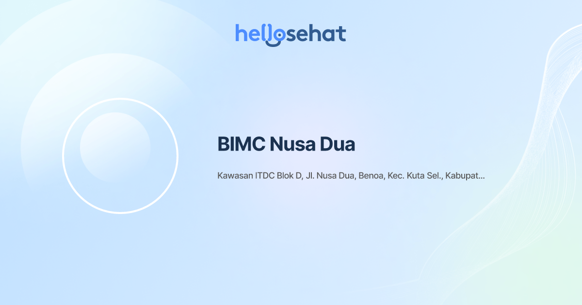 BIMC Nusa Dua