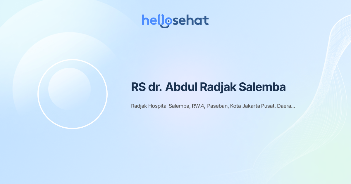 RS dr. Abdul Radjak Salemba