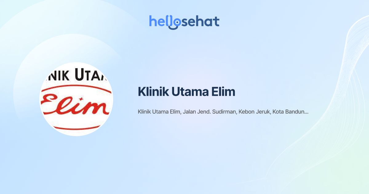 Klinik Utama Elim