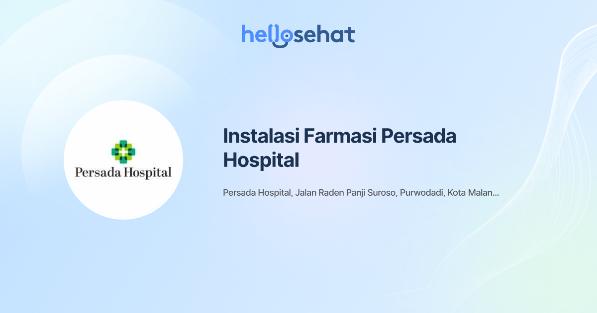Instalasi Farmasi Persada Hospital