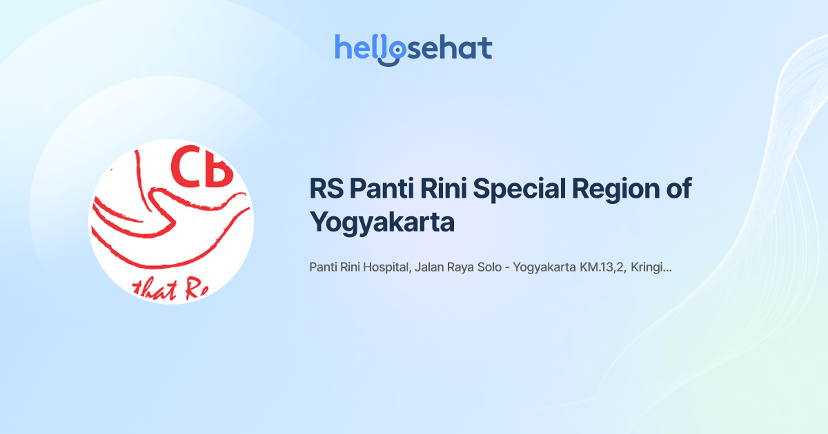 RS Panti Rini Special Region of Yogyakarta