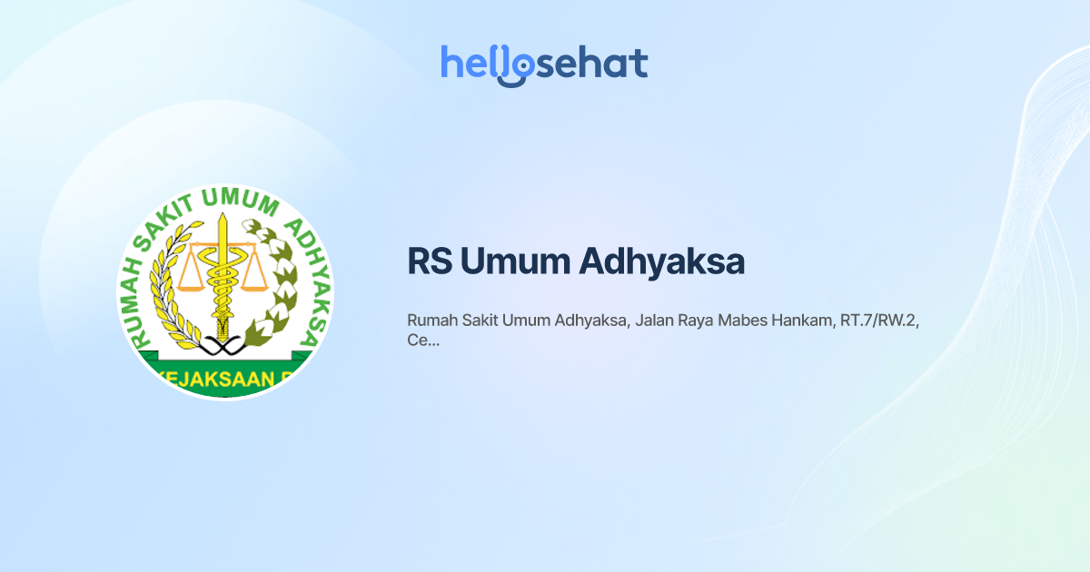 RS Umum Adhyaksa - Buat Booking Online - HelloSehat