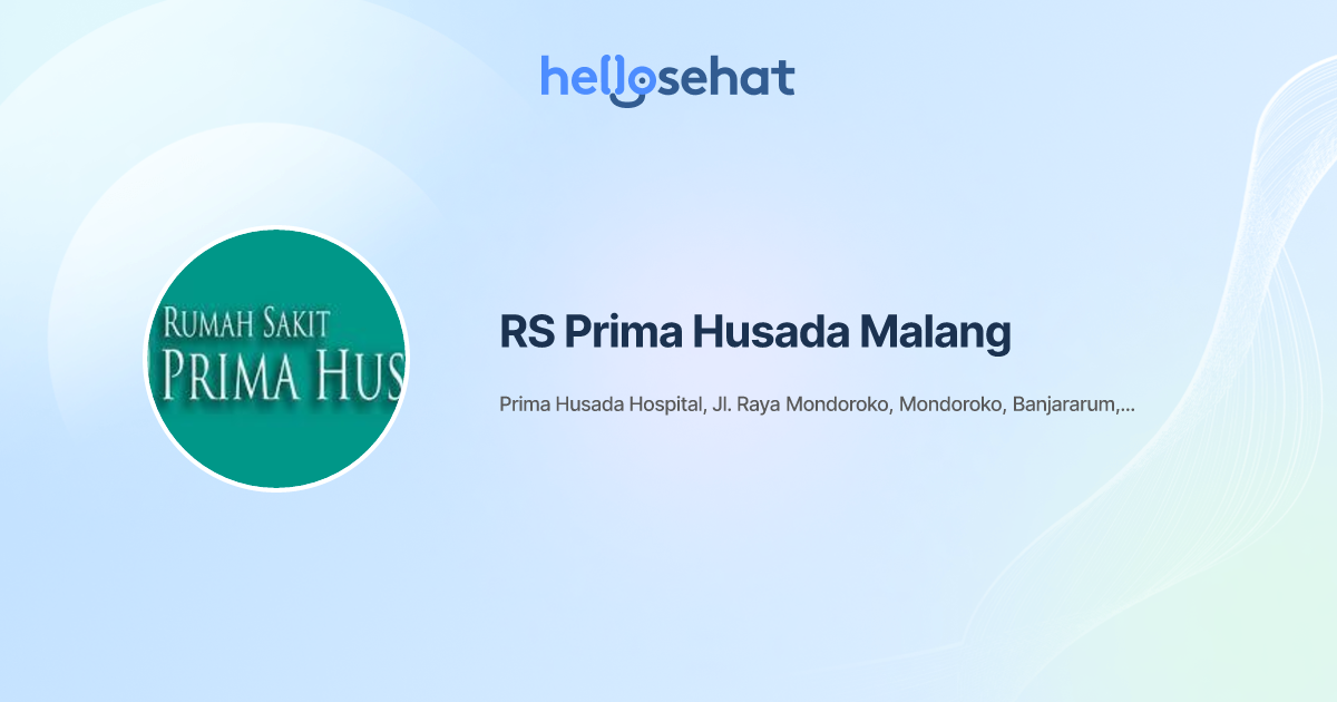 RS Prima Husada Malang - Buat Booking Online - HelloSehat