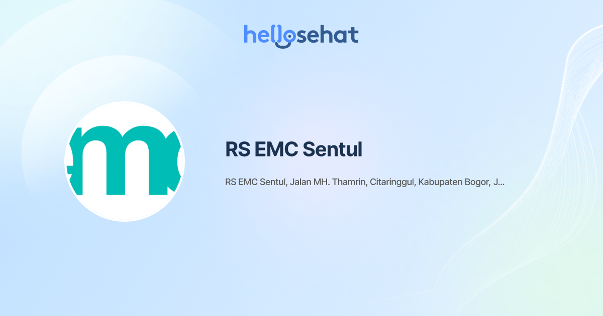 RS EMC Sentul - Buat Booking Online - HelloSehat