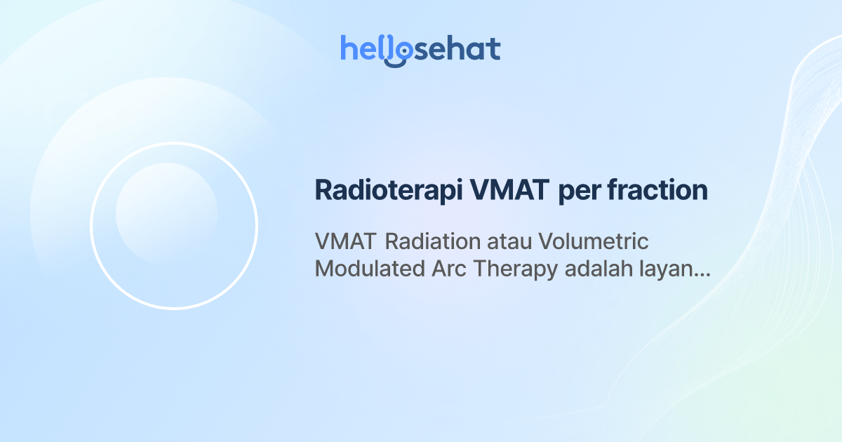 Radioterapi VMAT per fraction