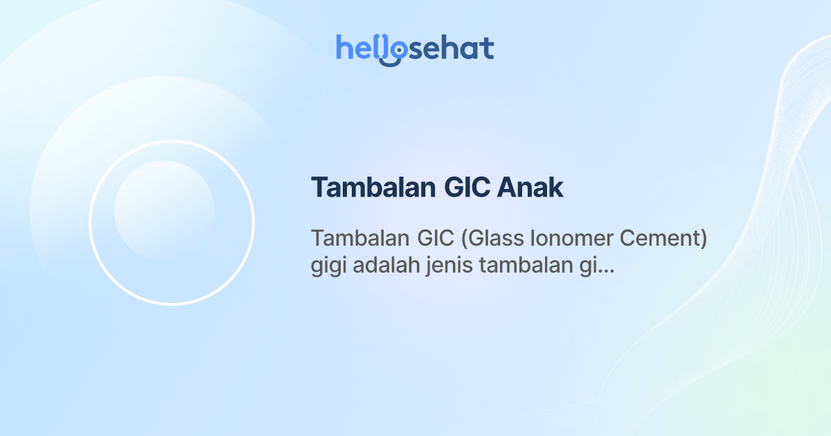 Tambalan GIC Anak