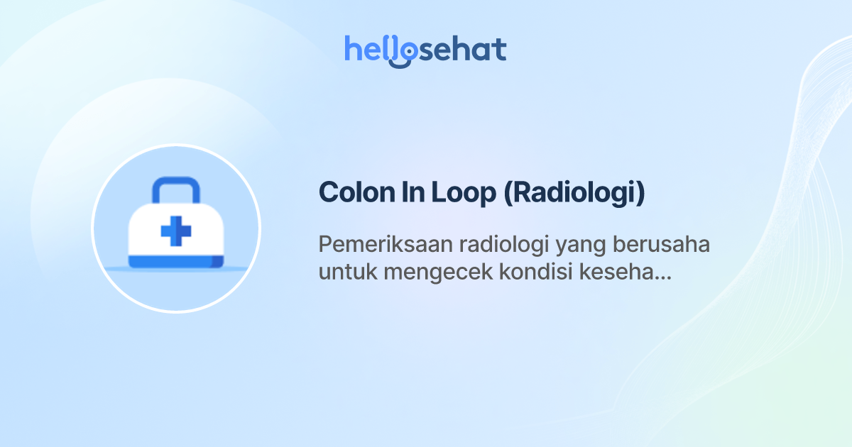 Colon In Loop (Radiologi)
