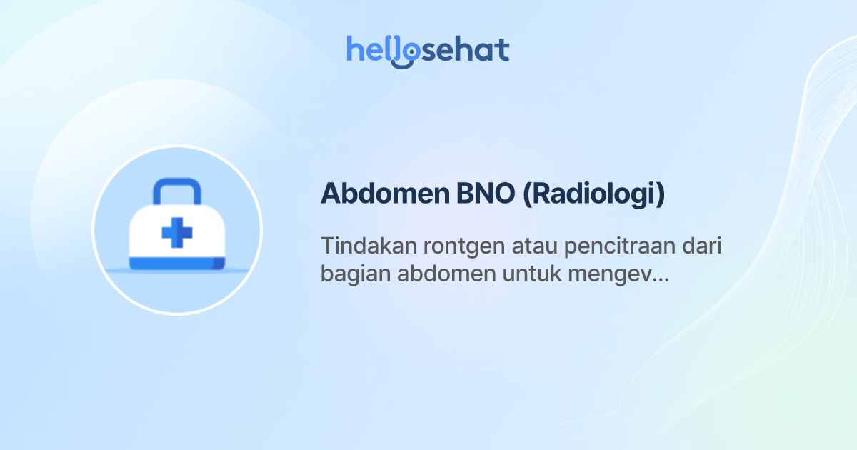 Abdomen BNO (Radiologi)