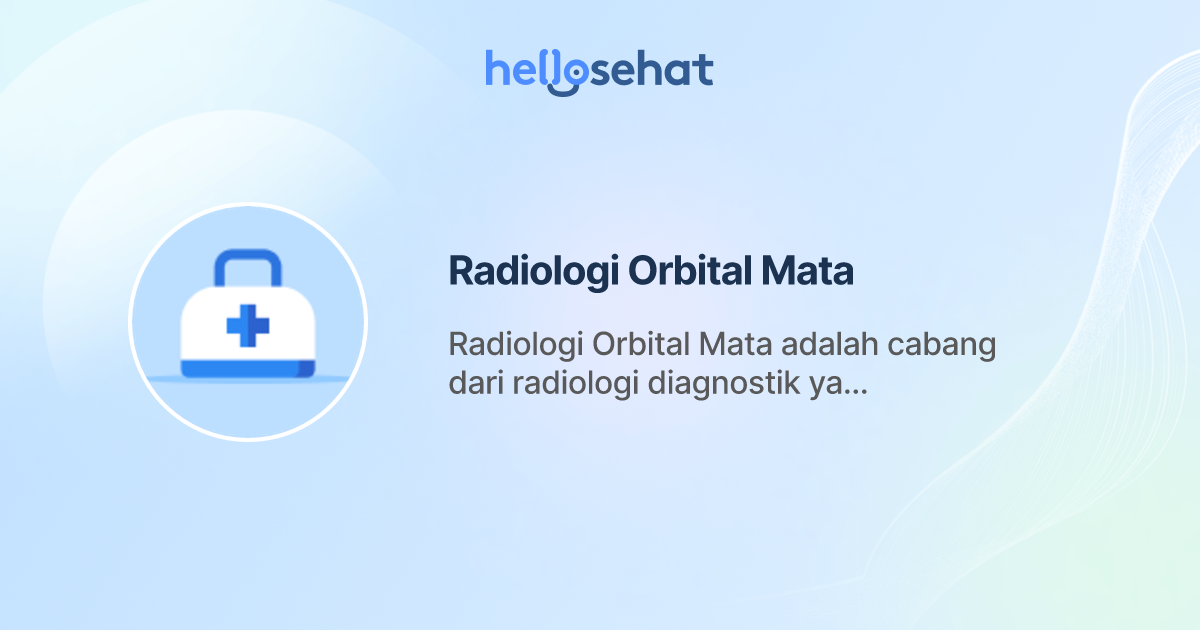 Radiologi Orbital Mata