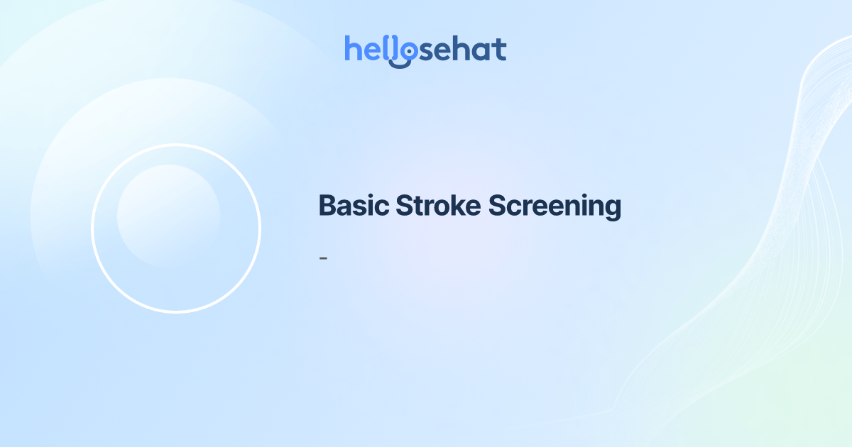Basic Stroke Screening - HHG 1