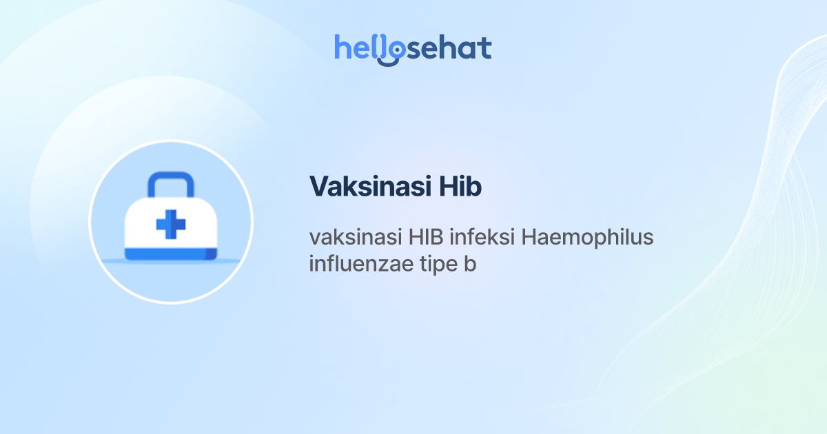 Vaksinasi Hib
