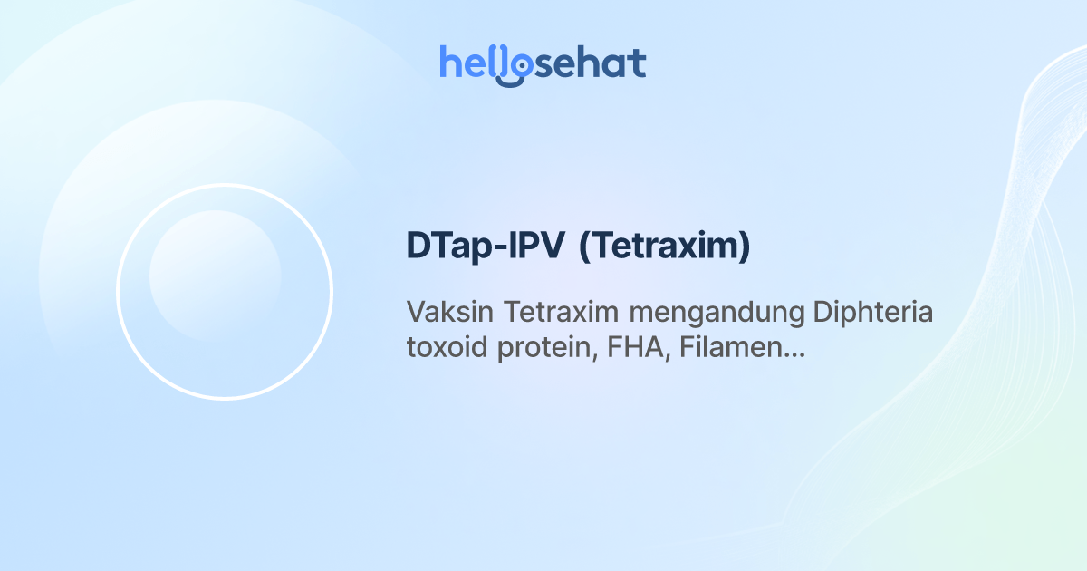 DTap-IPV (Tetraxim)