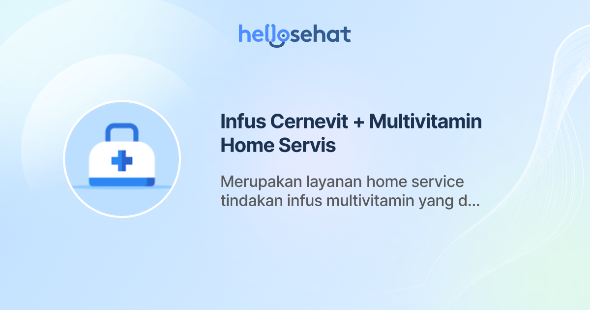 Infus Cernevit + Multivitamin Home Servis