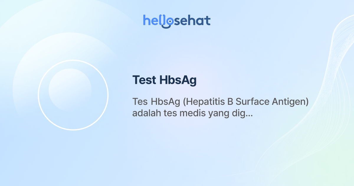 Test HbsAg