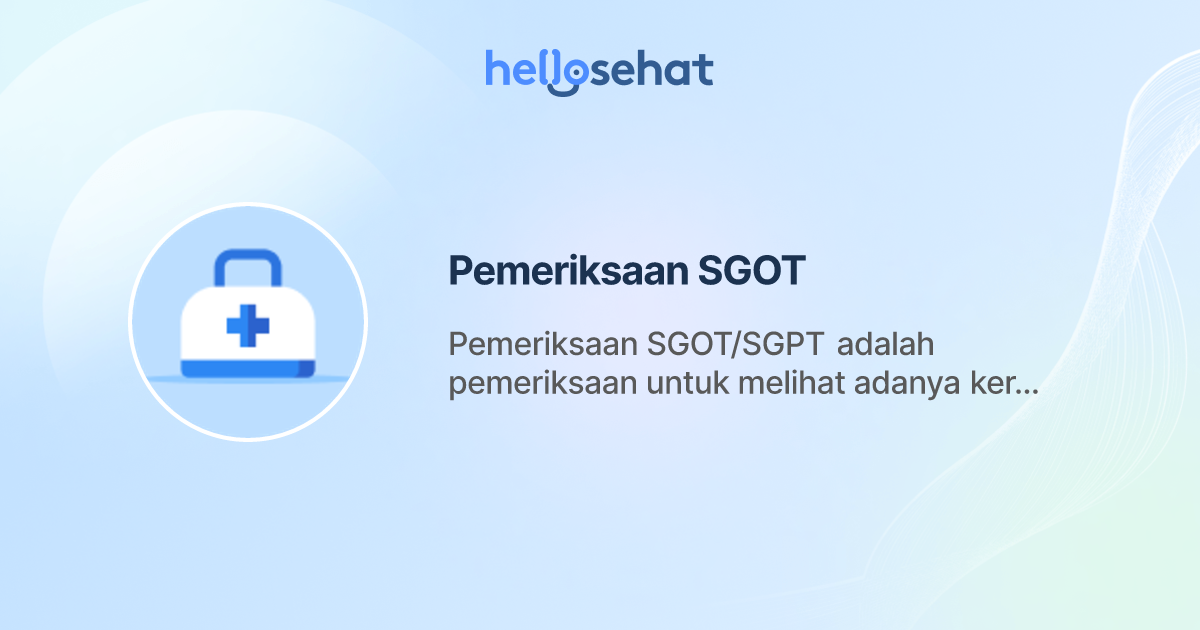 Pemeriksaan SGOT