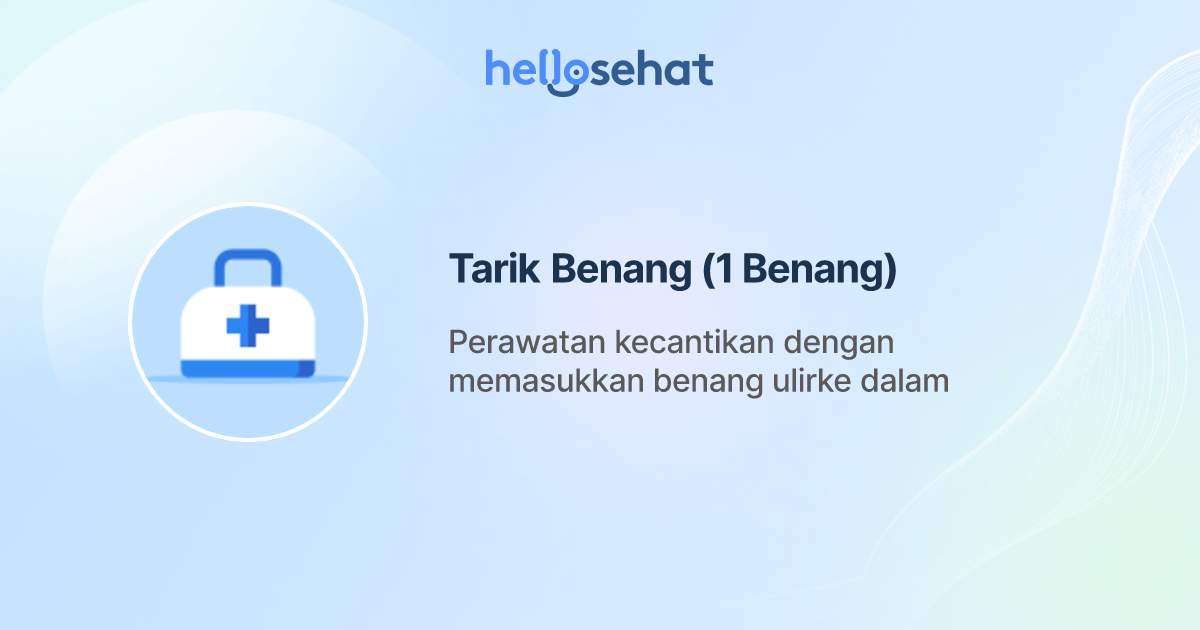 Tarik Benang (1 Benang)