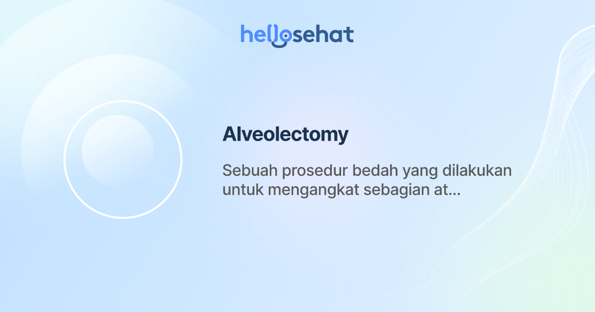 Alveolectomy