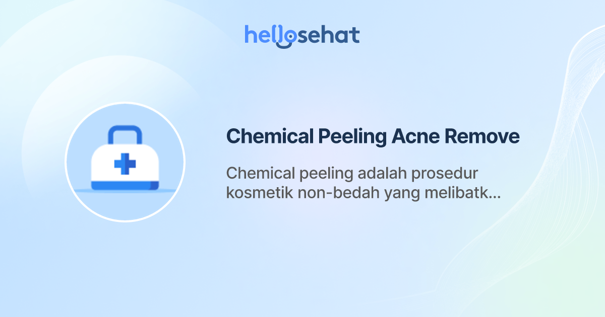 Chemical Peeling Acne Remove