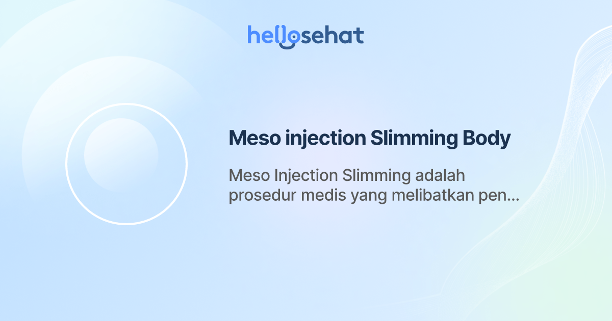 Meso injection Slimming Body